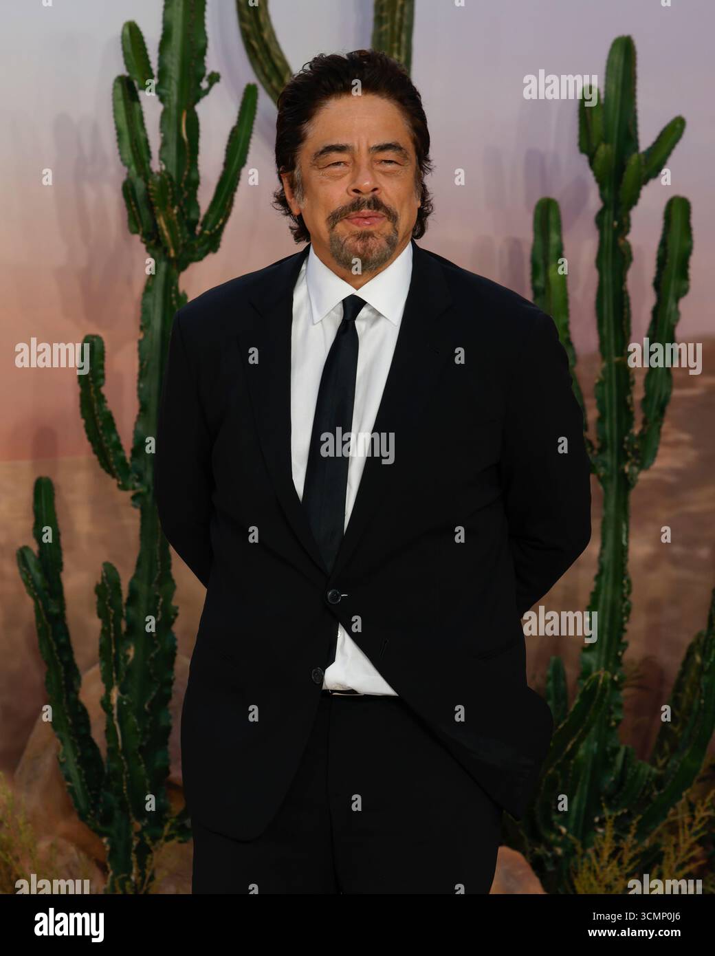 Benicio Del Toro attends the One Battle After Another London Premiere ...