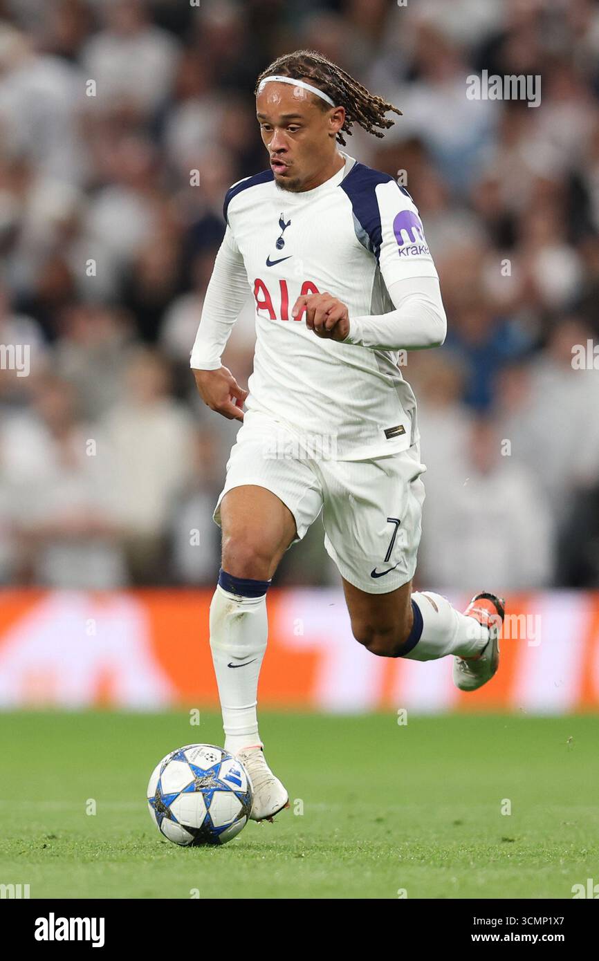 London, England, 16th September 2025. Xavi Simons of Tottenham Hotspur ...