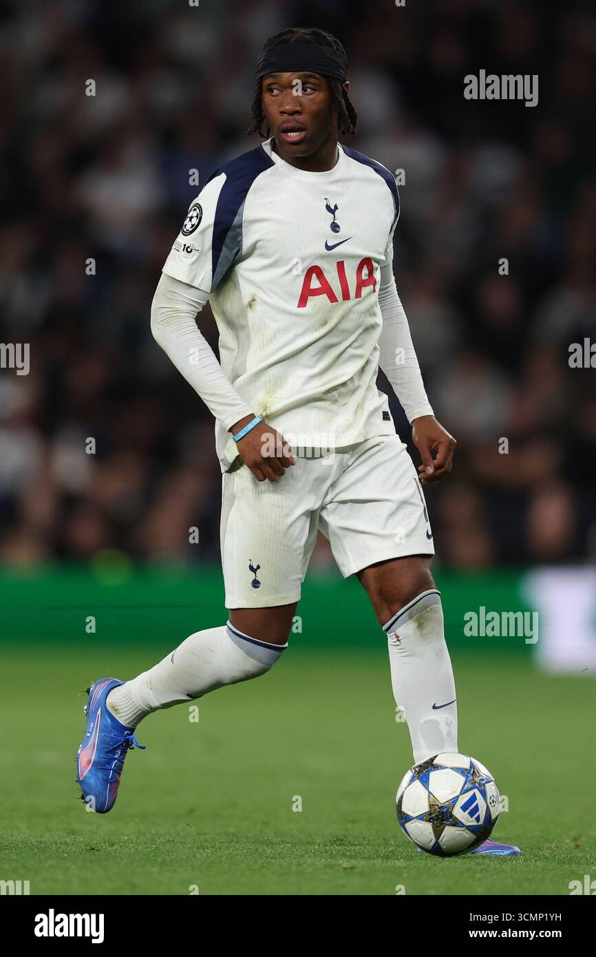 London, England, 16th September 2025. Destiny Udogie of Tottenham ...