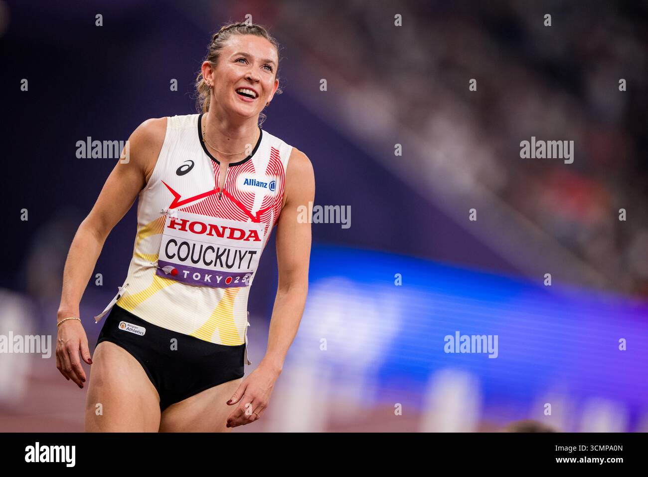 Belgian Paulien Couckuyt pictured in action during the 400m women ...