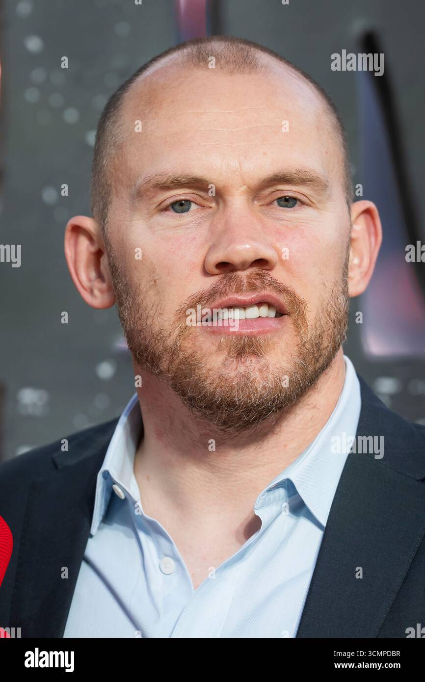 Alec Maxwell poses for photographers upon arrival at the premiere of ...