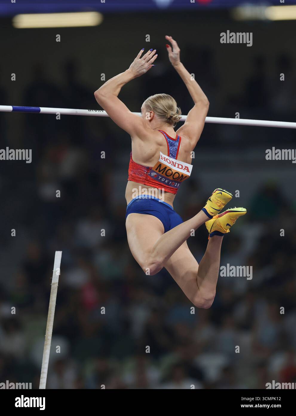 Katie MOON of United States competes during Women's Pole Vault of the ...
