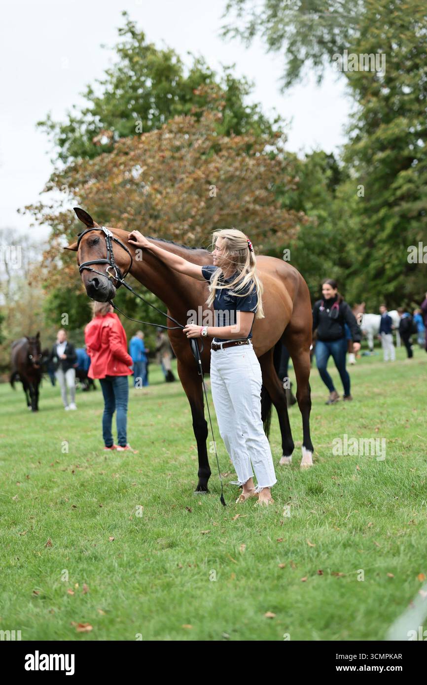 Yasmin Olsson Payne of Norway with Cos Me Will during the first horse ...