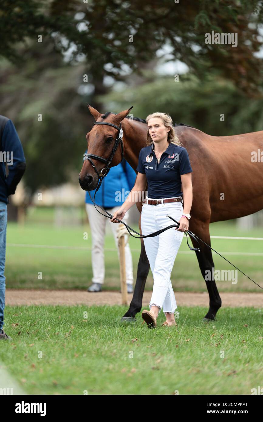 Yasmin Olsson Payne of Norway with Cos Me Will during the first horse ...