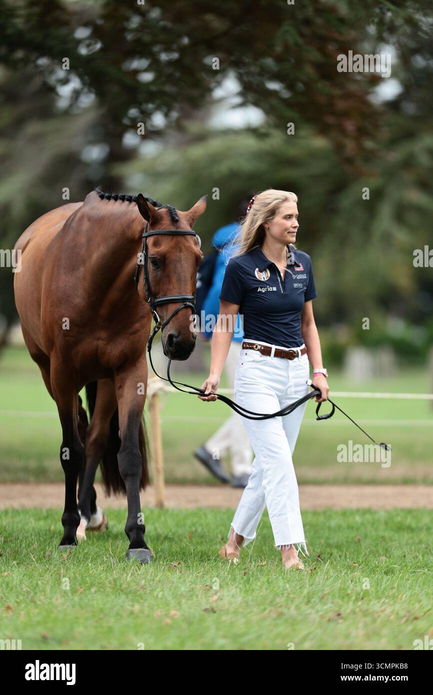 Yasmin Olsson Payne of Norway with Cos Me Will during the first horse ...