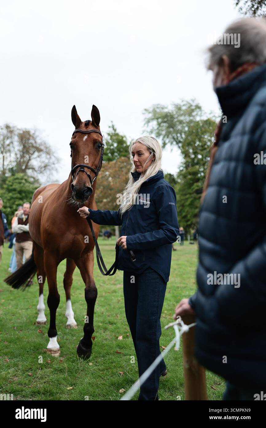 Yasmin Ingham of Great Britain with Rehy Dj during the first horse ...