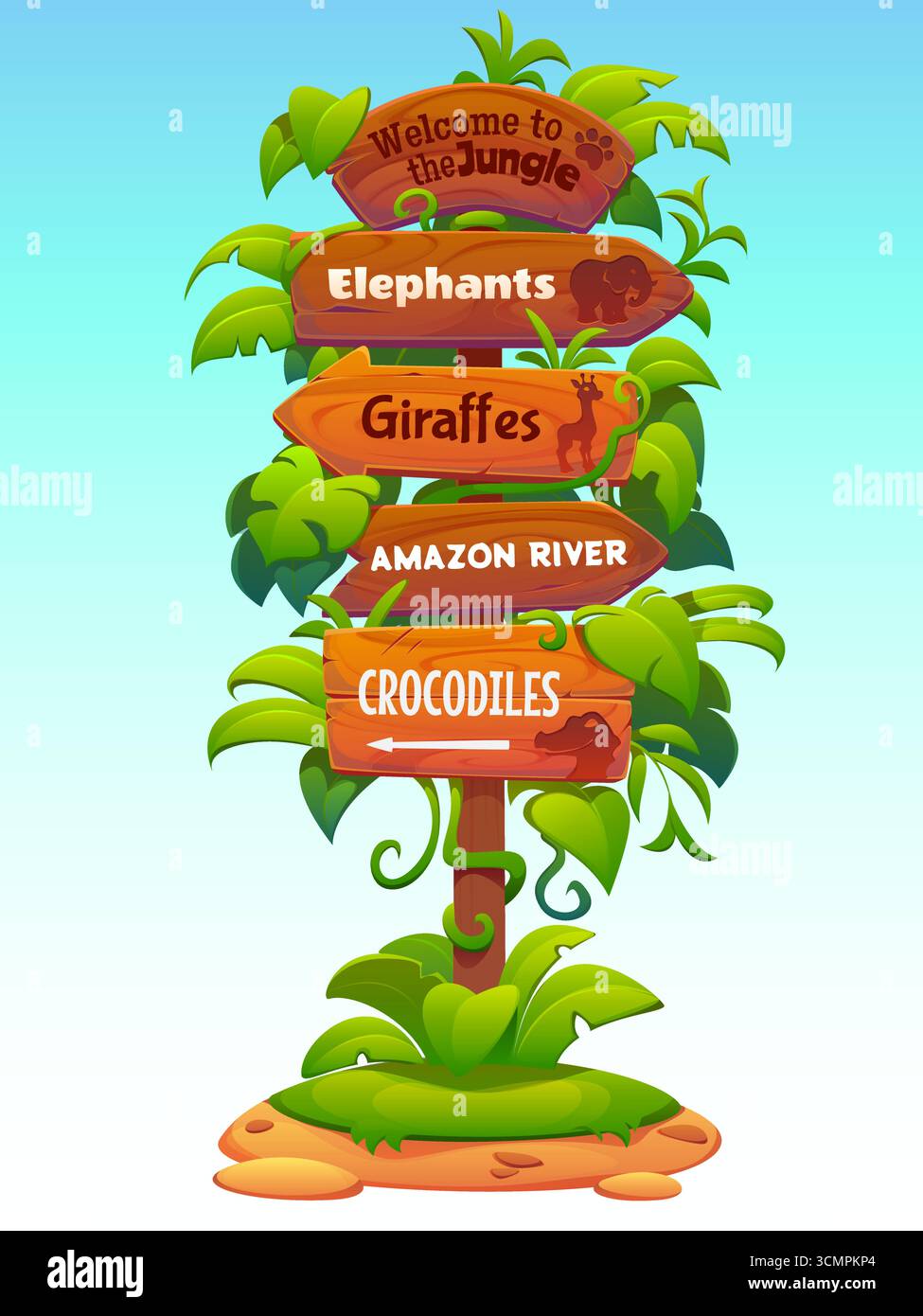 Zoo directions Stock Vector Images - Alamy
