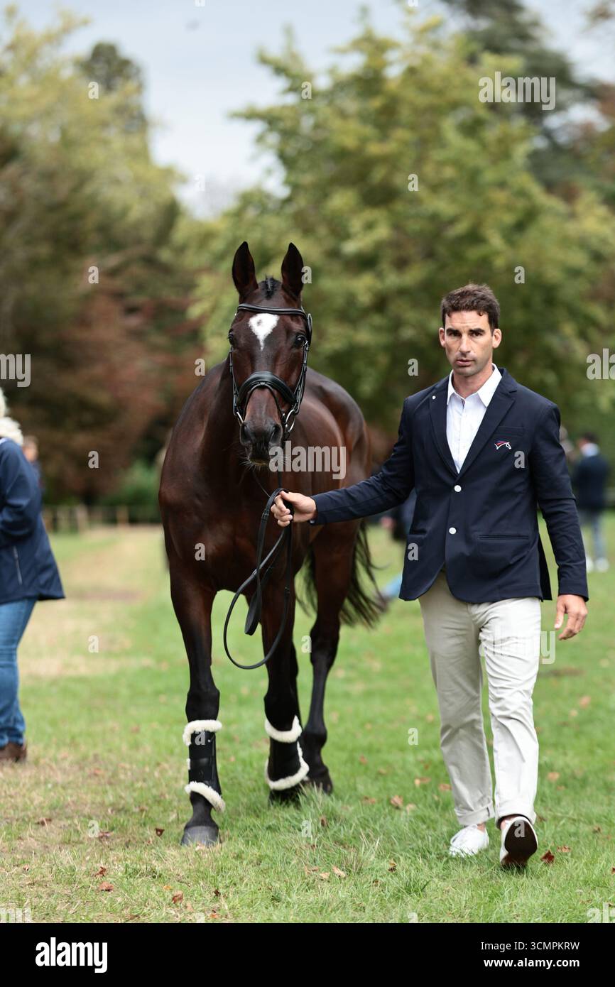 Astier Nicolas of France with Alertamalib'or during the first horse ...