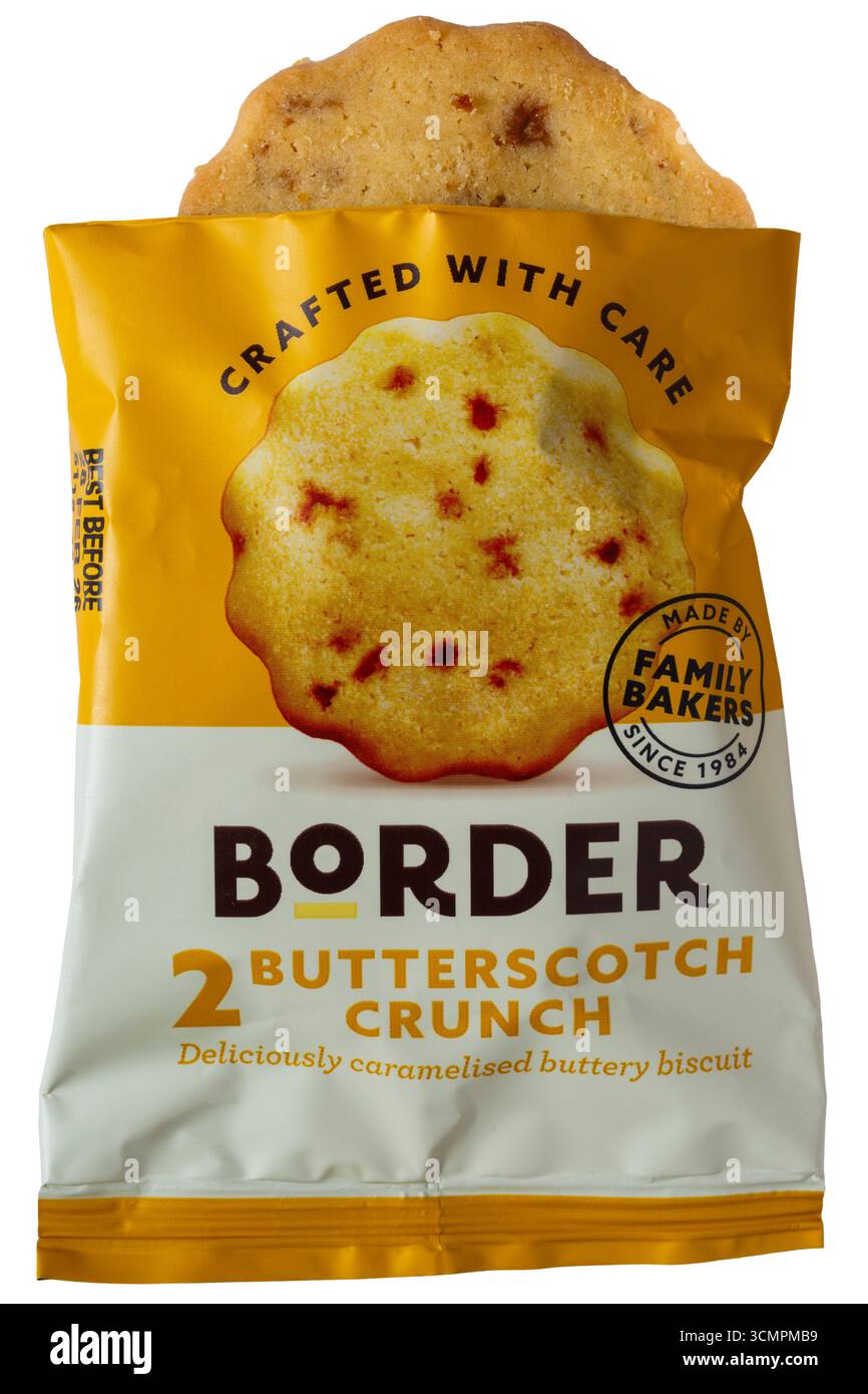 Border butterscotch crunch biscuits hi-res stock photography and images ...