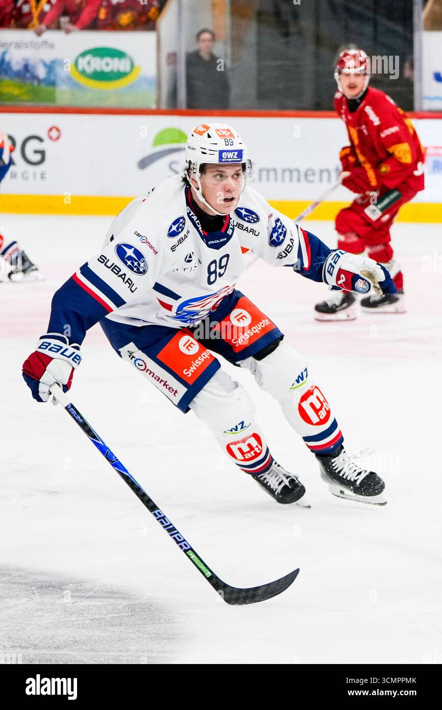 16/09/2025, Langnau, emmental versicherung arena, NL: SCL Tigers - ZSC Lions, #89 Daniel Olsson ...