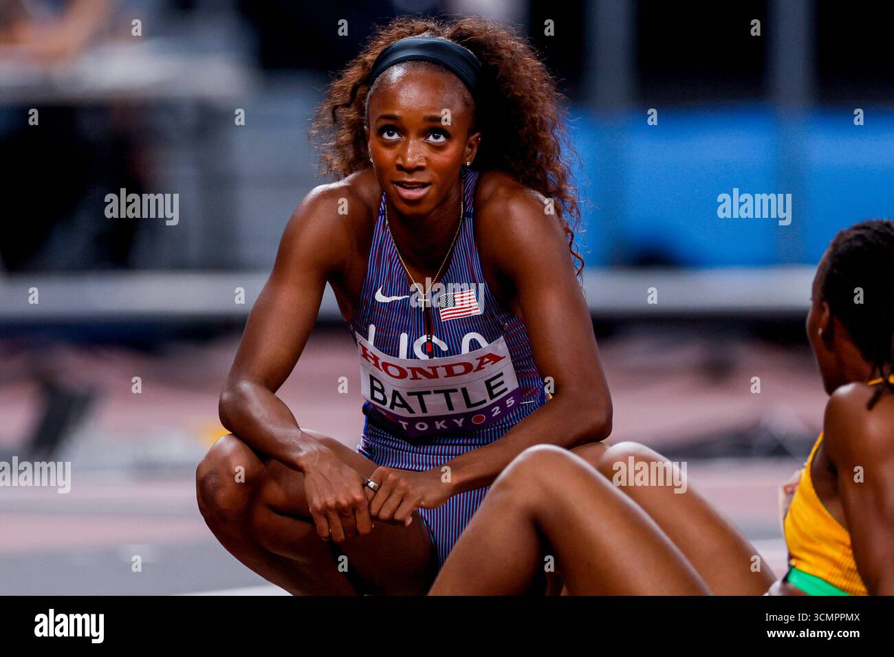 Anavia Battle of United States of America looks exhausted after ...