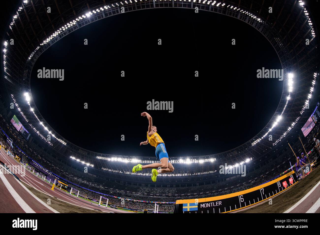 250917 Thobias Montler of Sweden competes in men's long jump final ...