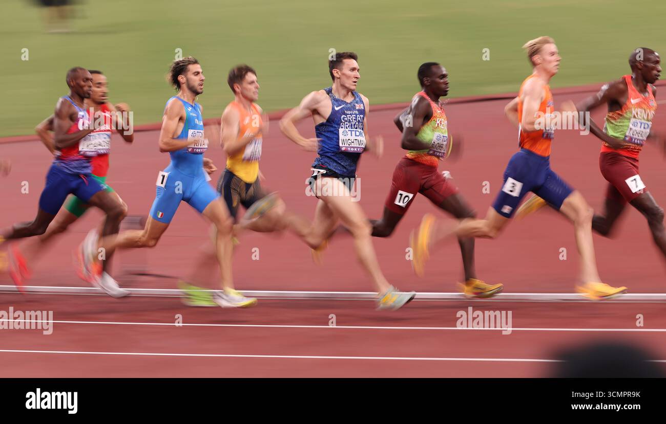 Jake Wightman (GBR) in the Men's 1500m Final during the World Athletics ...