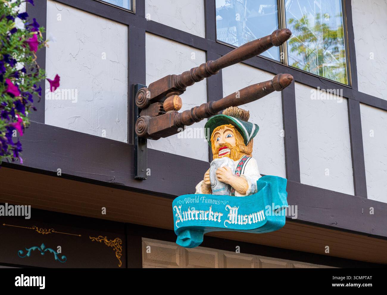 Leavenworth, WA - 25 August 2025:Sign for the Nutcracker Museum in the ...