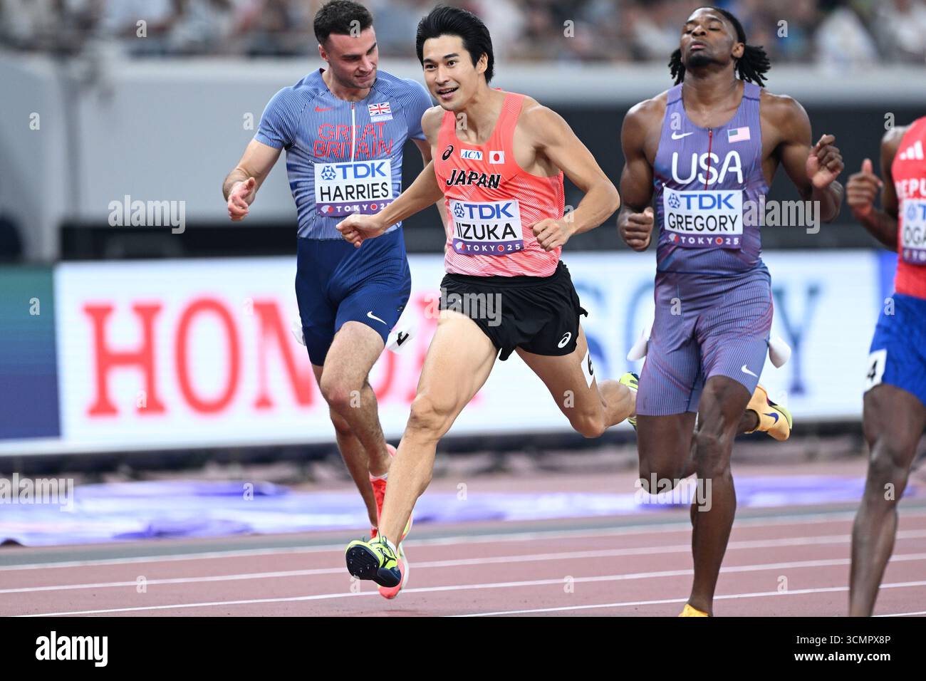 (L-R) Toby HARRIES (GBR), Soshi Mizukubo (JPN), Robert GREGORY (USA ...