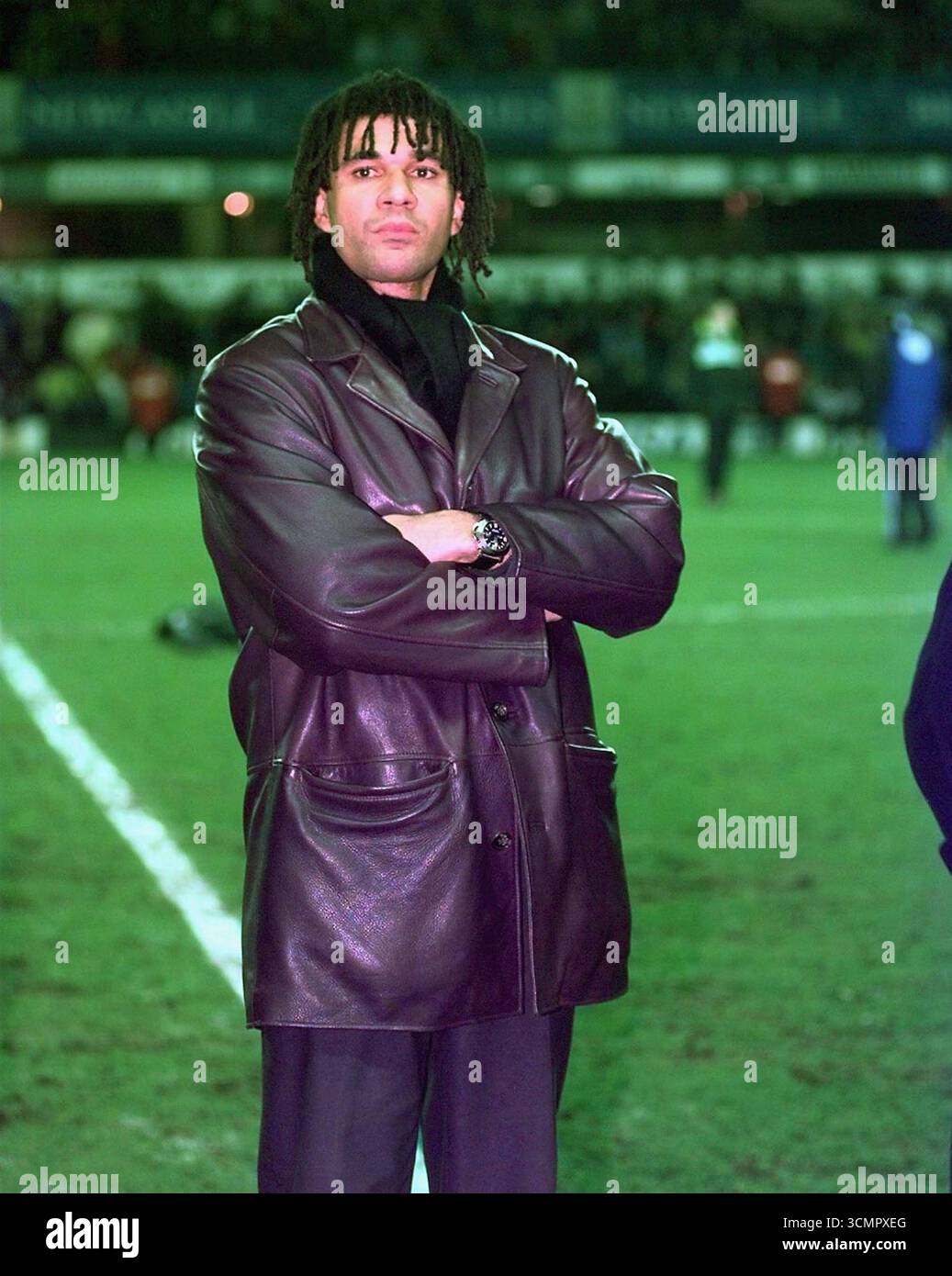 Newcastle United manager Ruud Gullit looking glum during Peter ...