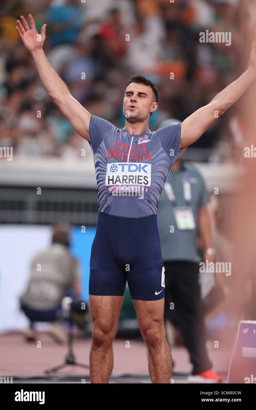 Toby Harries (GBR) competes in the Men's 200m Heats during the World ...