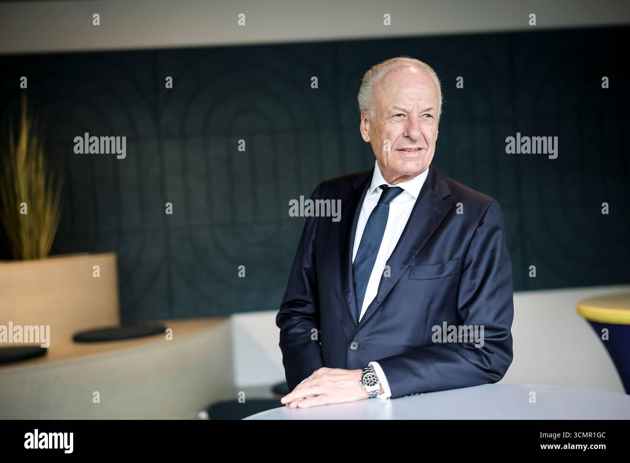 17 September 2025, Hamburg: Dieter Becken, real estate entrepreneur and ...