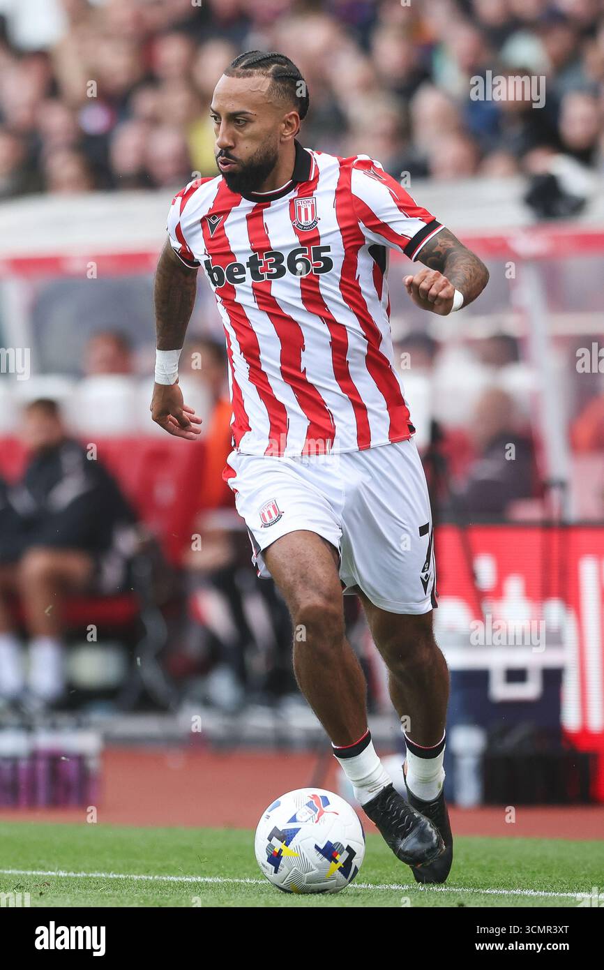 Stoke City's Sorba Thomas during the Sky Bet Championship match at ...