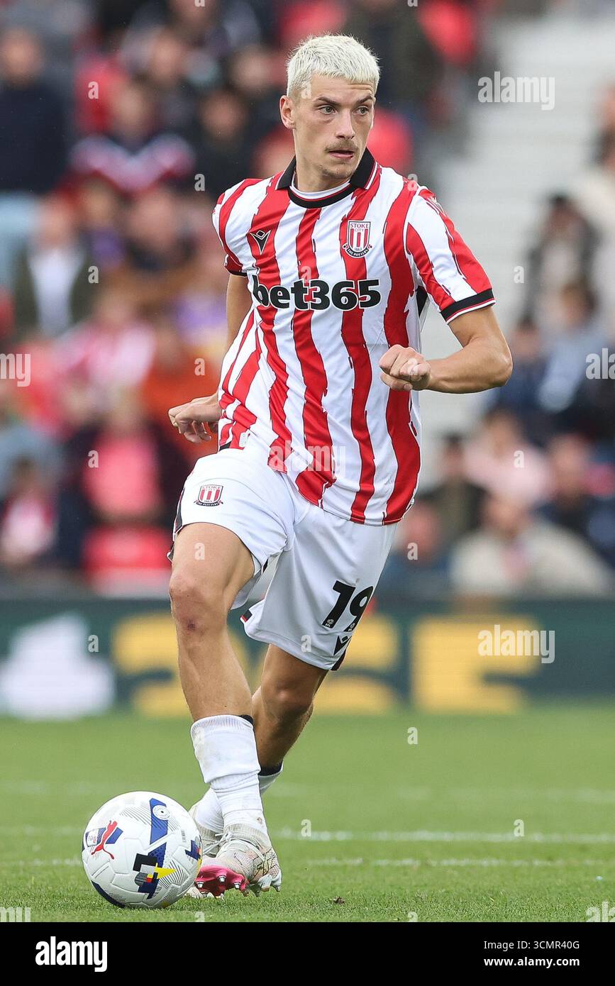 Stoke City's Tomas Rigo during the Sky Bet Championship match at bet365 ...
