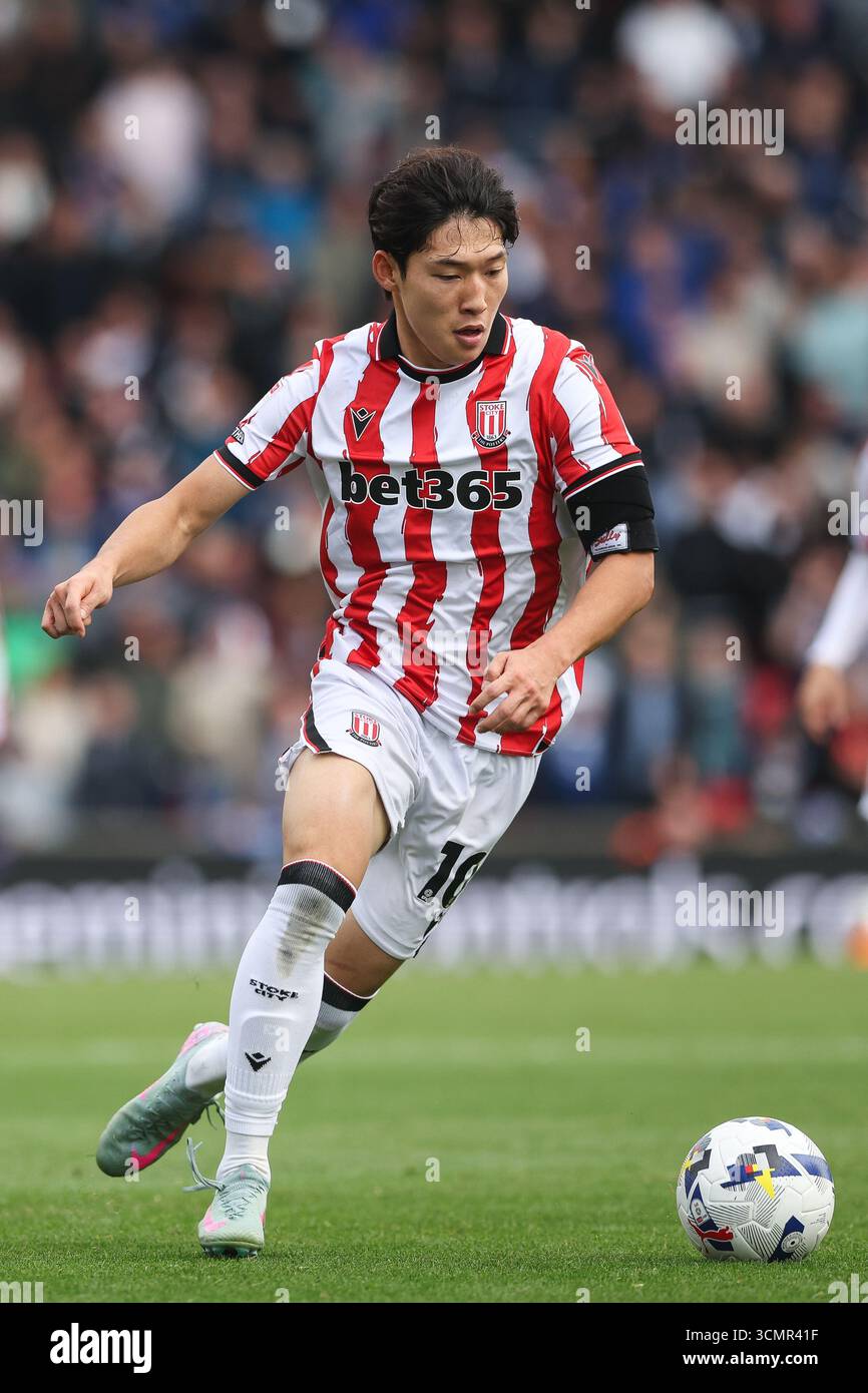 Stoke City's Bae Jun-Ho during the Sky Bet Championship match at bet365 ...