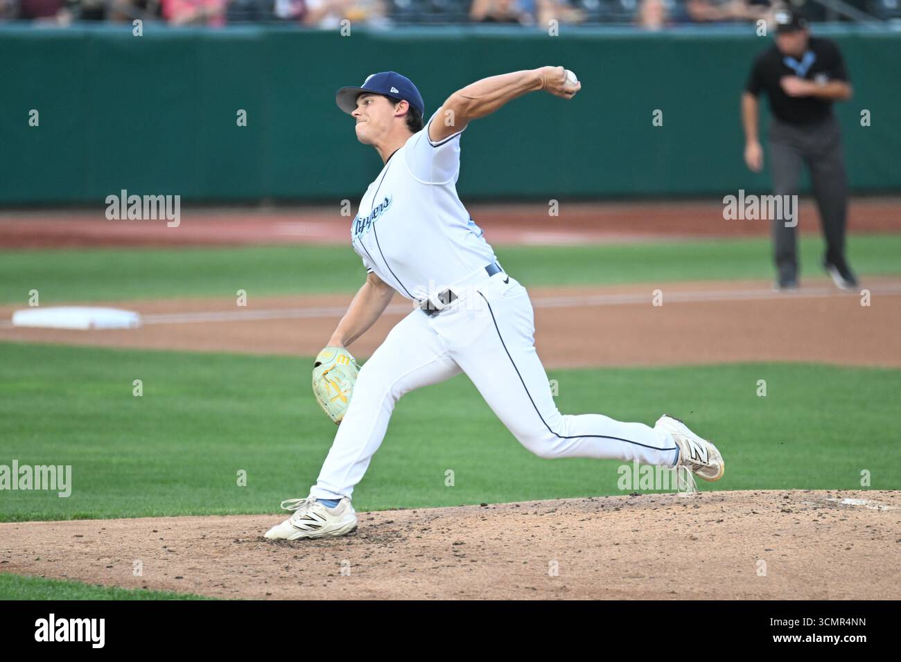 September 16, 2025: Columbus Clippers pitcher Ryan Webb (44) pitches ...