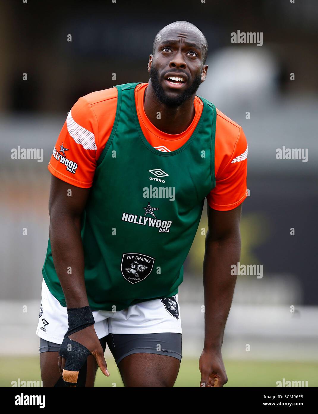 Paschal Ekeji of the Hollywoodbets Sharks during Hollywoodbets Sharks ...