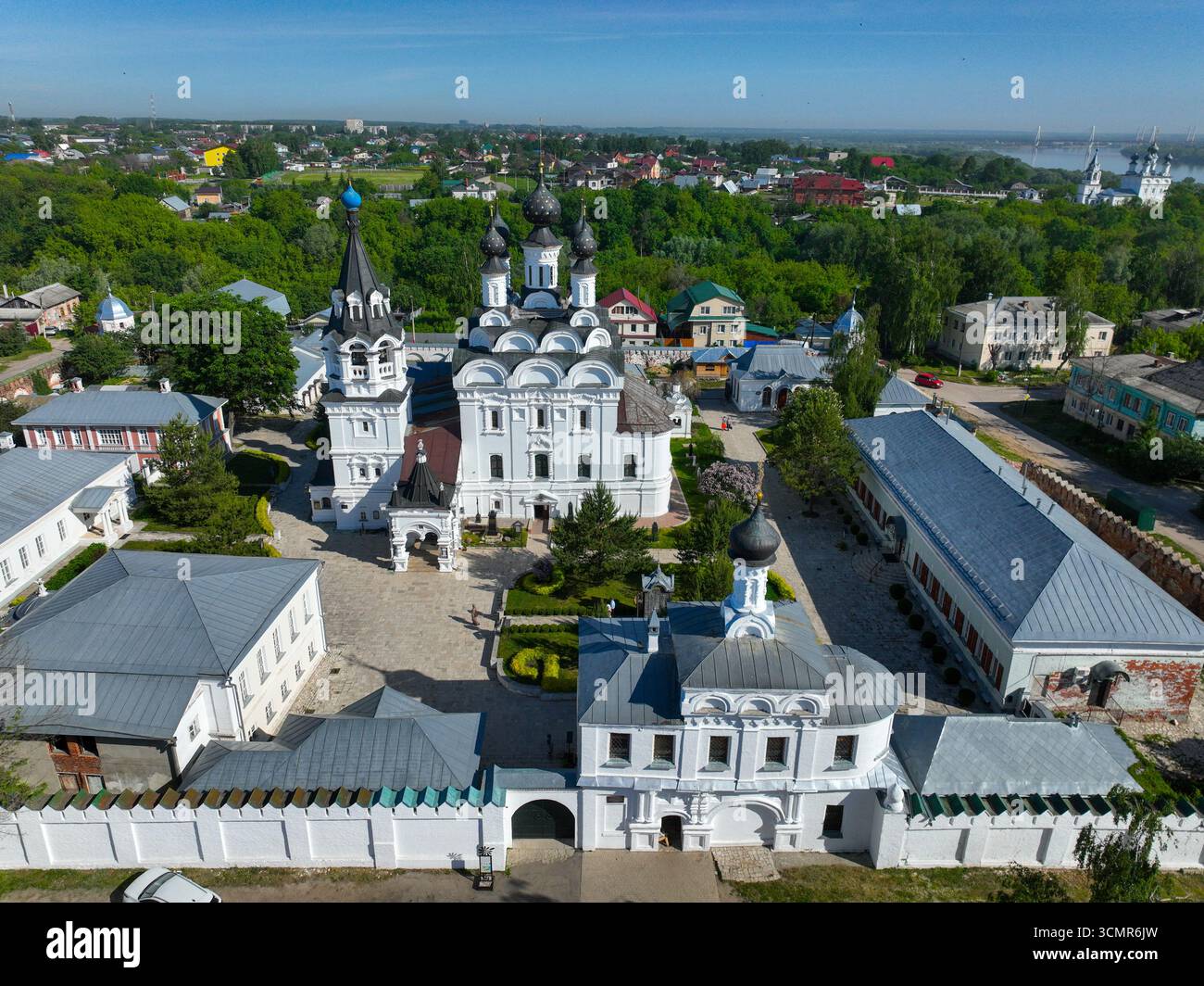 An aerial view of the Holy Trinity Women's Monastery, highlighting the ...