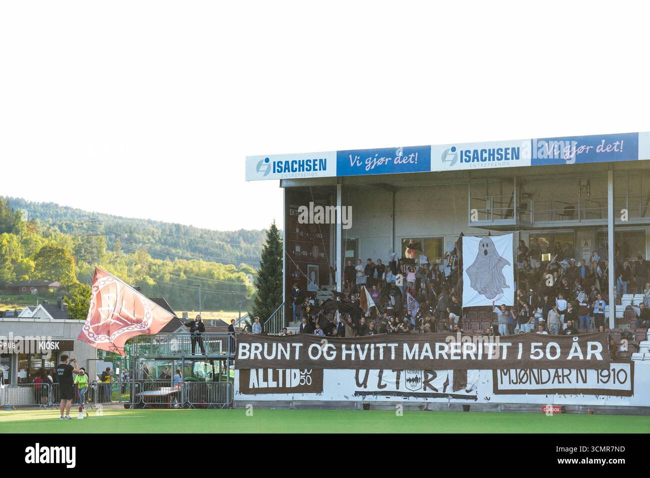 Mjøndalen 20250917. The Norwegian Football Championship match between ...