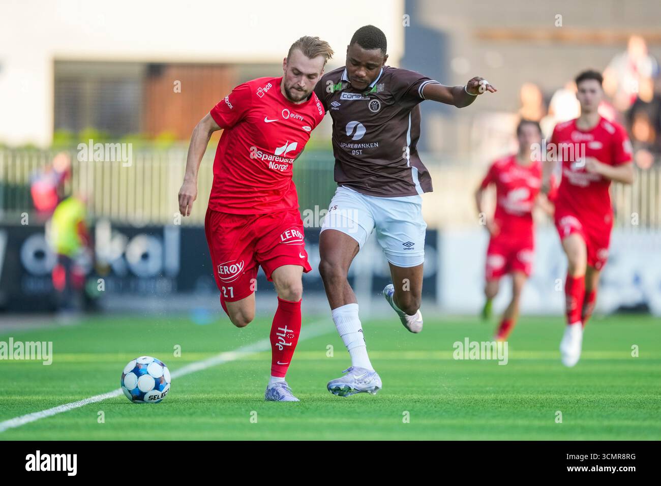 Mjøndalen 20250917. The Norwegian Football Championship match between ...