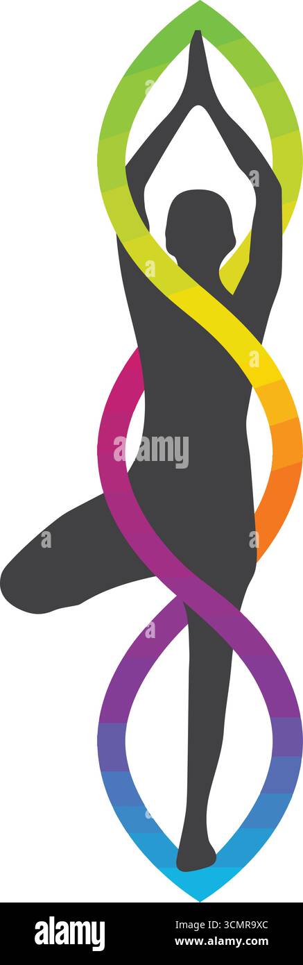 Dna strand symbol genetics Stock Vector Images - Alamy