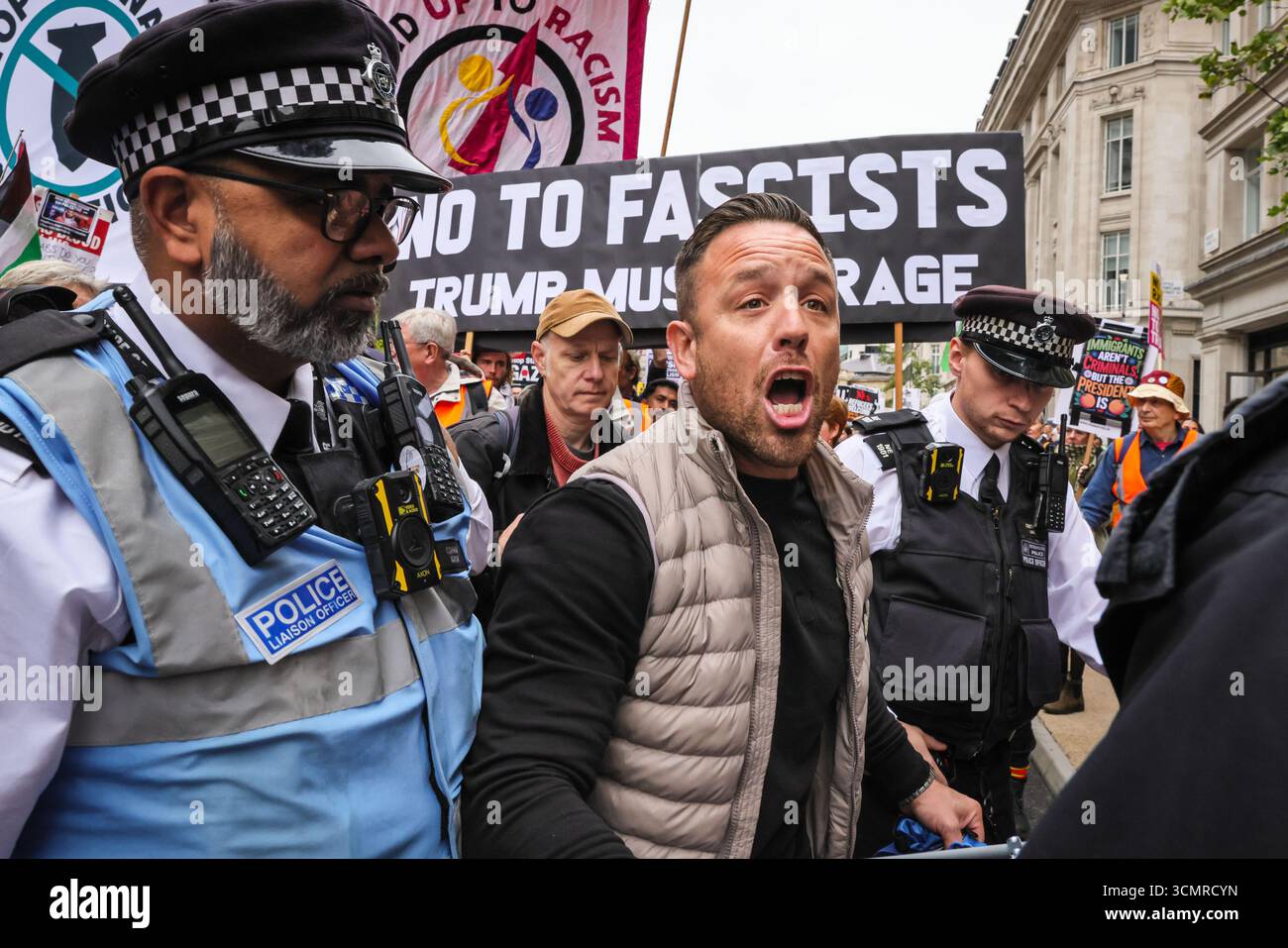 London, UK, 17th Sep 2025. Youtuber, right wing activist and Trump ...