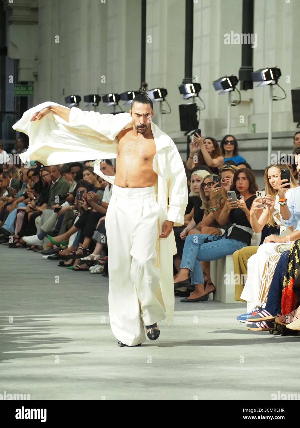 Designer Adolfo Dominguez shows at the Cibeles Palace during Mercedes ...