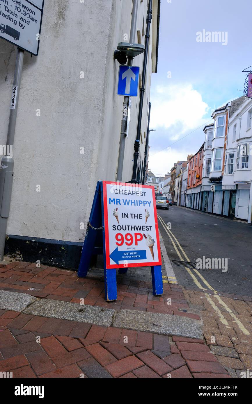 26 AUG 2025 - Weymouth, UK - A high street view in the UK during the ...