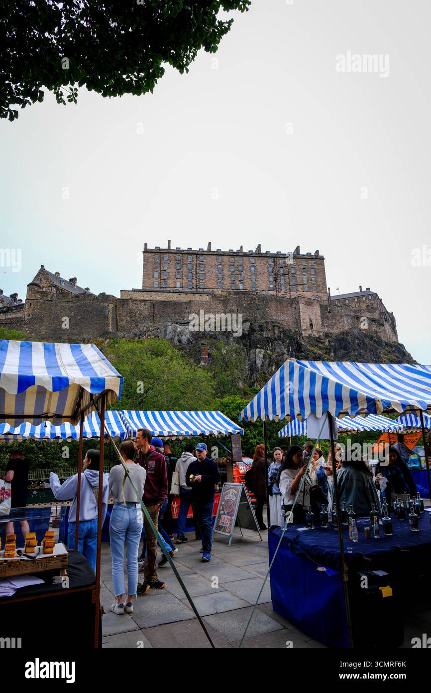06 Sept 2025 - Edinburgh, Scotland - Edinburgh Castle viewed from the ...