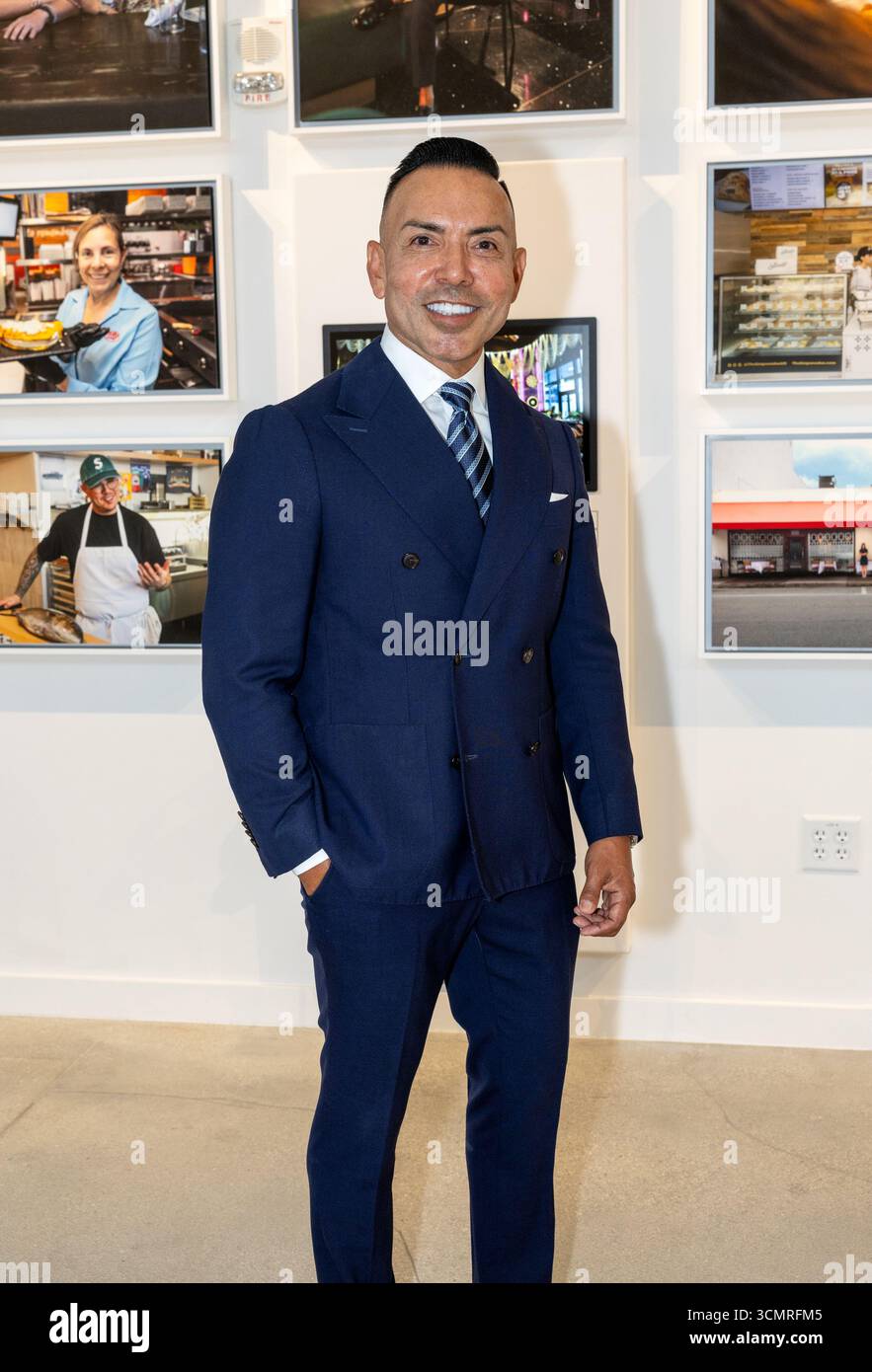 MIAMI, FL - SEPT 16: CVI.CHE 105 Chef Juan Chipoco is seen at the ...