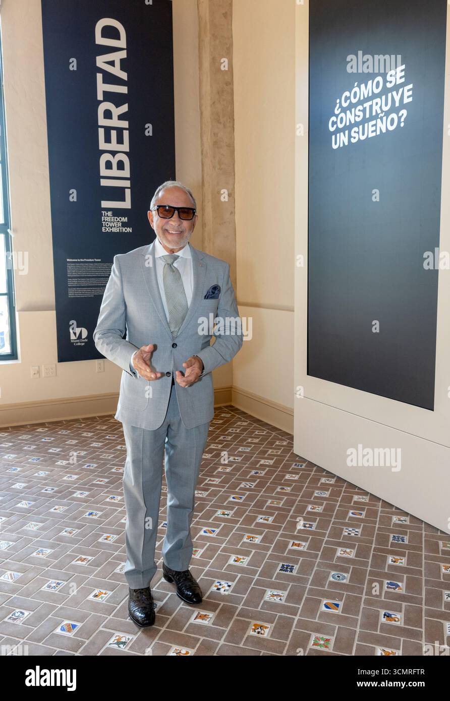 MIAMI, FL - SEPT 16: Music Producer Emilio Estefan is seen at the ...