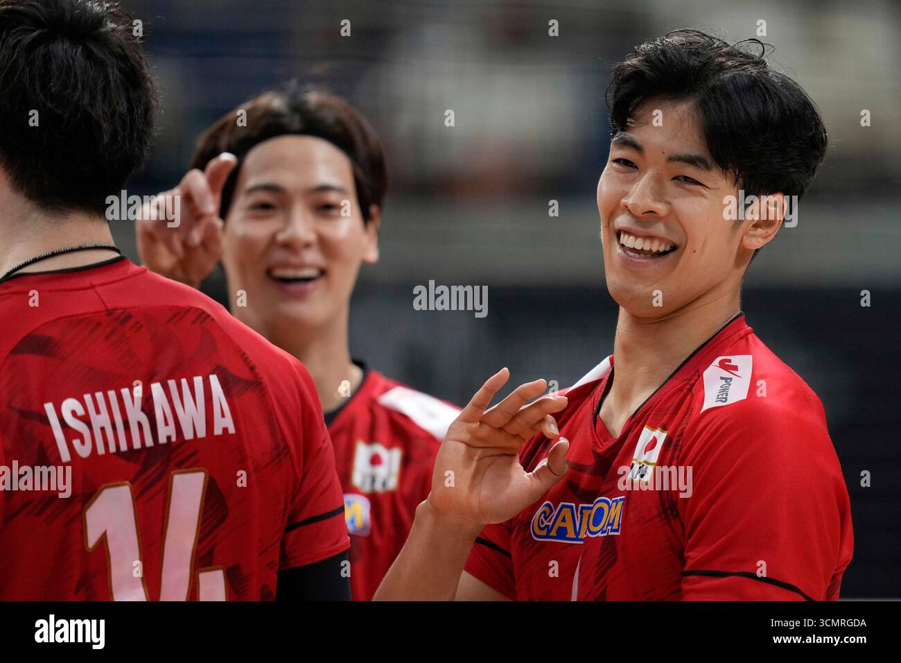 Kento Miyaura of Japan reacts after scoring against Libya during their ...