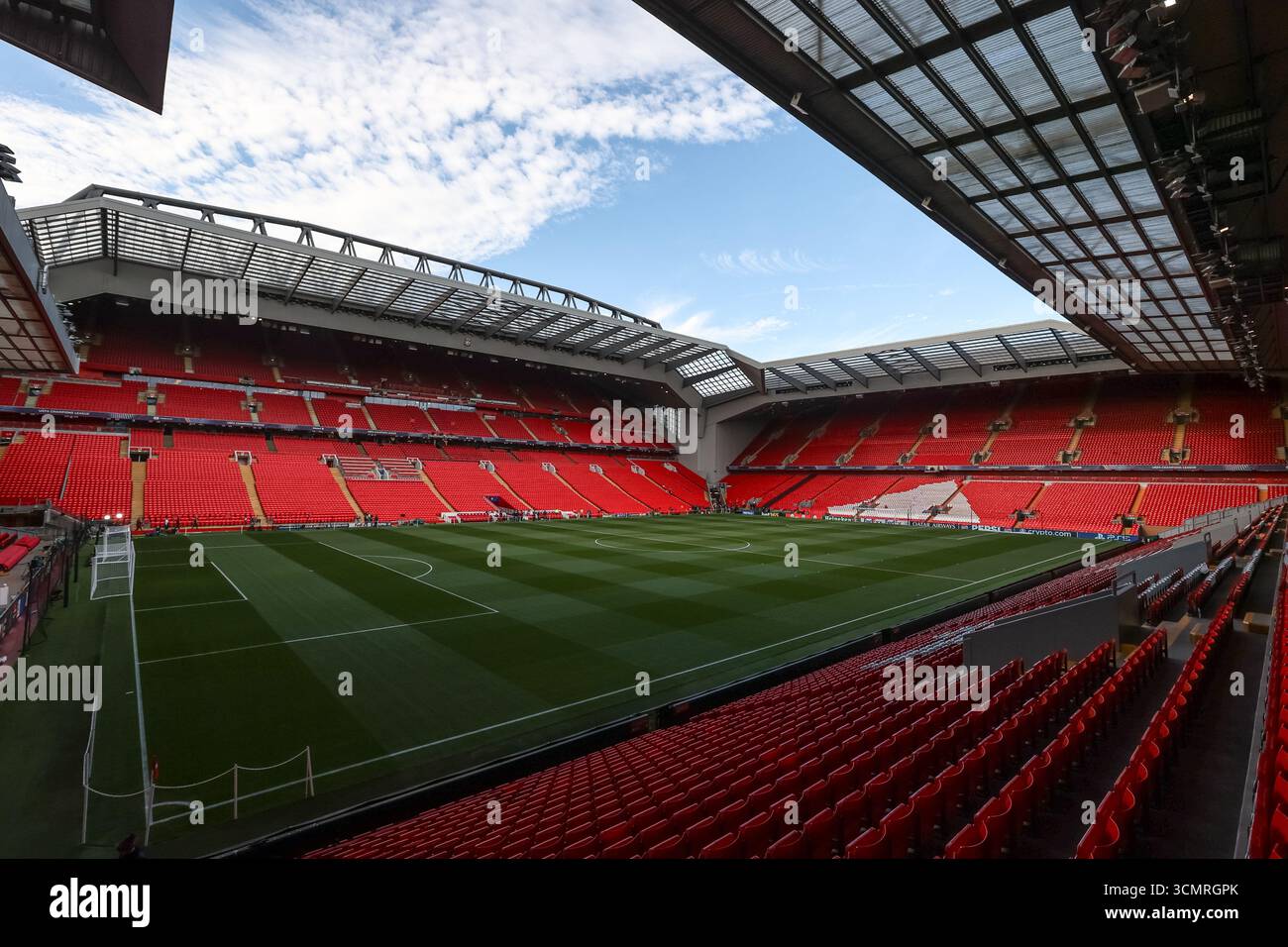 A general view of Anfield during the UEFA Champions League, League ...