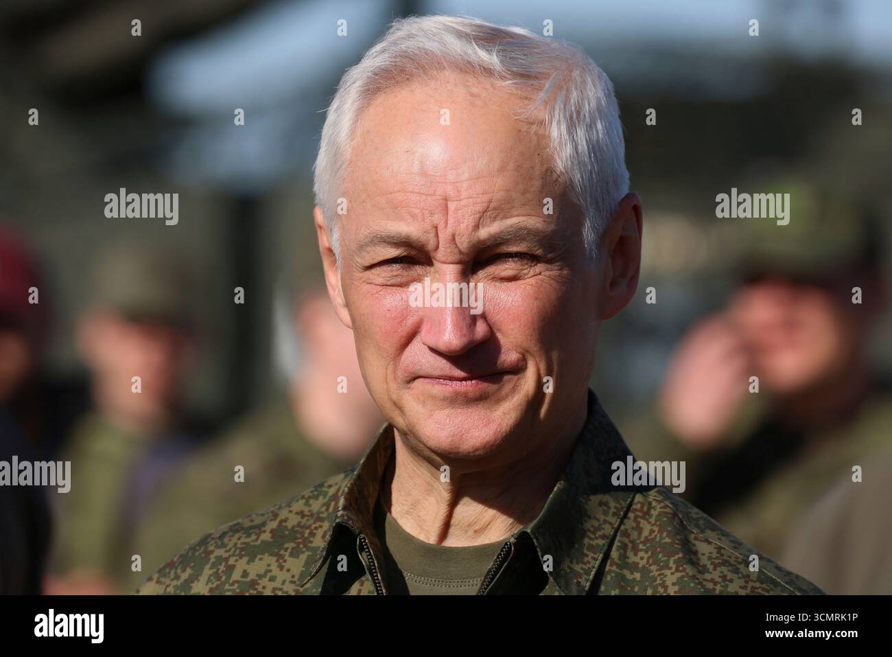 Russian Defense Minister Andrei Belousov attends the Russian-Belarusian ...