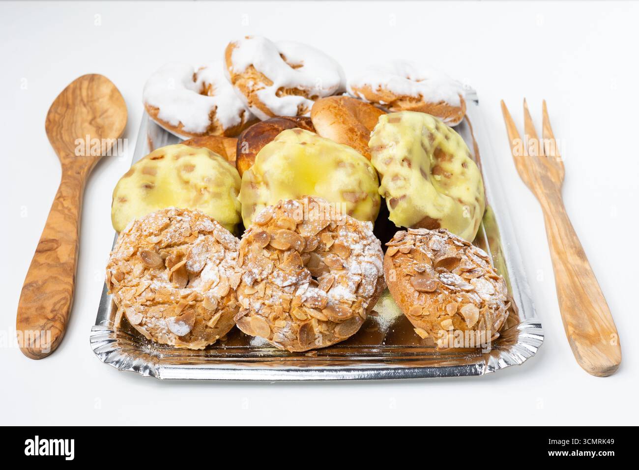 rosquillas de san Isidro or rosquillas del santo, typical Madrid ...