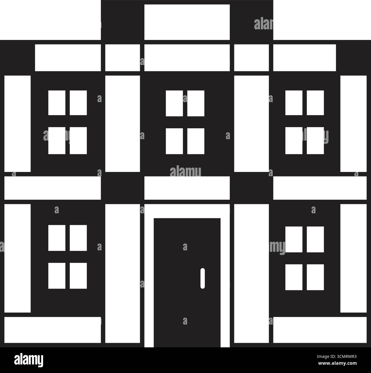 Solid School Building Icon Stock Vector Image & Art - Alamy