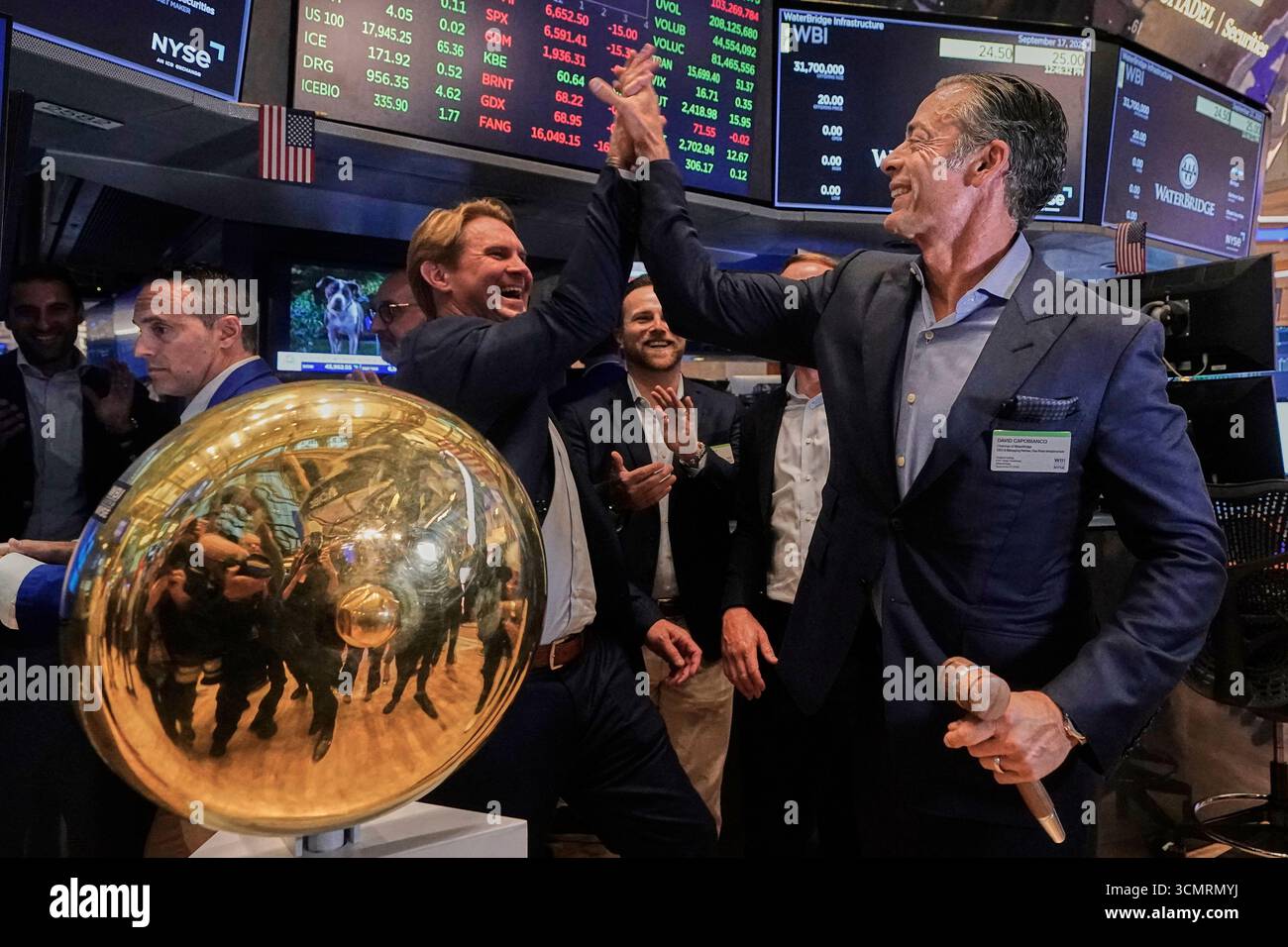 Waterbridge CEO John Long, left, and Chairman David Capobianco, right ...