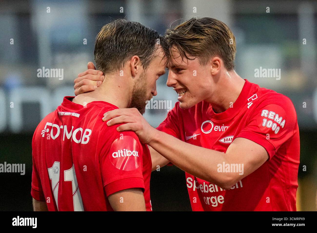 Mjøndalen 20250917. Brann's Bård Finne during the NM football match ...