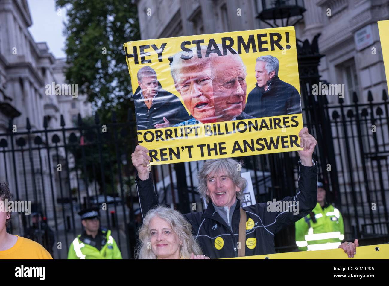 London UK 17th Sep 2025 An anti-trump visit march and protest in London ...