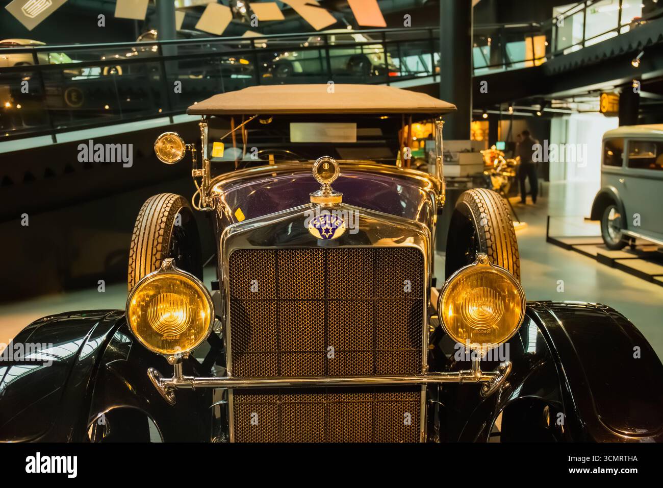 Riga, Latvia - May 08, 2017: Selve vintage automobile on exhibit at ...