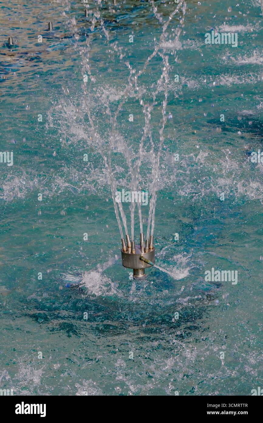 Stainless steel fountain nozzle hi-res stock photography and images - Alamy