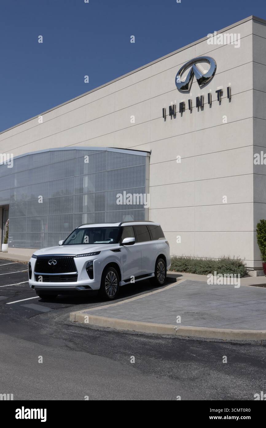 Indianapolis - September 14, 2025: INFINITI QX80 LUXE 4WD Luxury SUV at ...