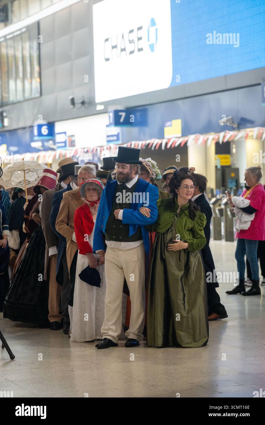 London, UK, 17th September 2025, Its 200 years since Waterloo train ...