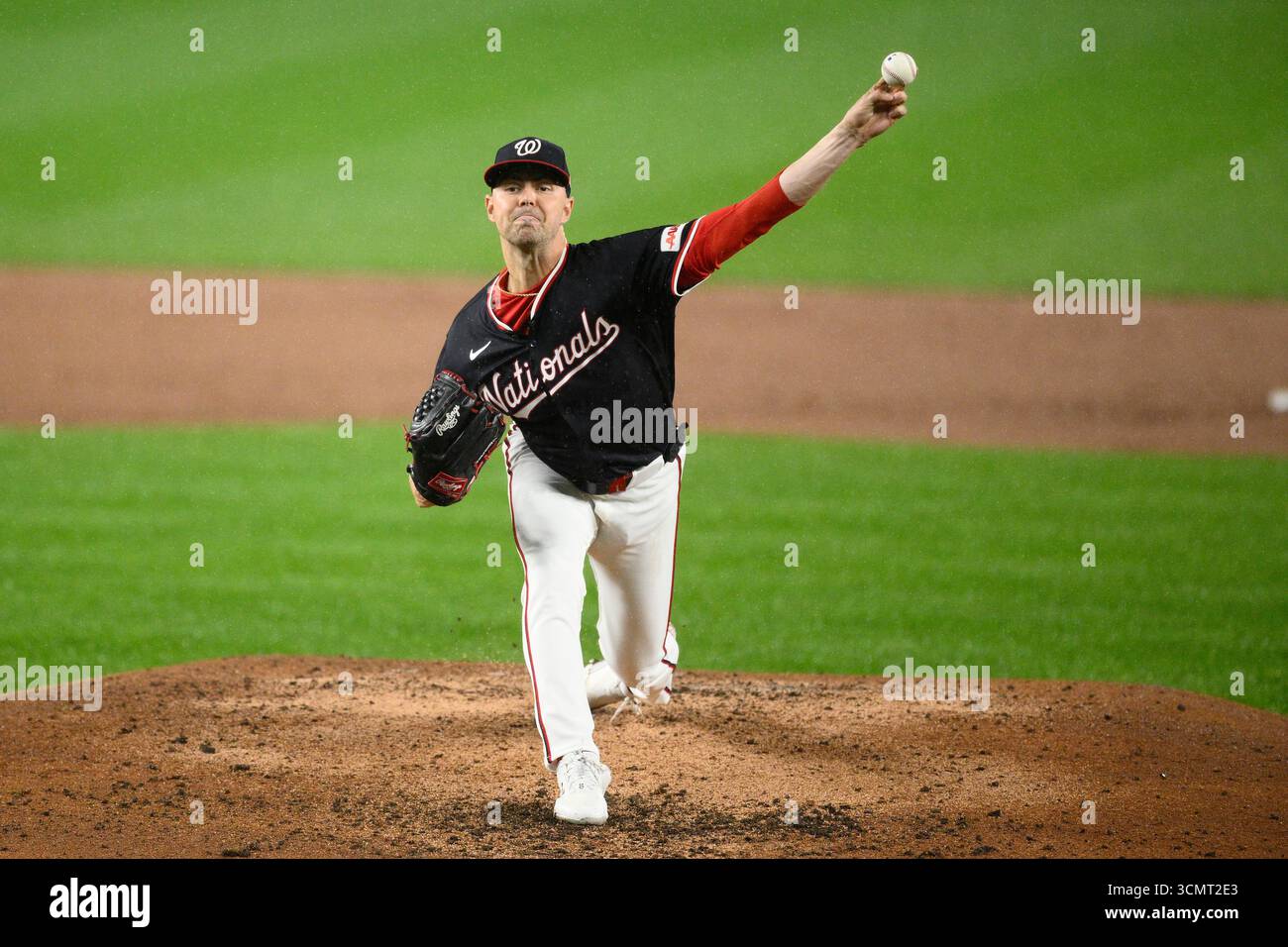 Washington Nationals starting pitcher MacKenzie Gore (1) in action ...